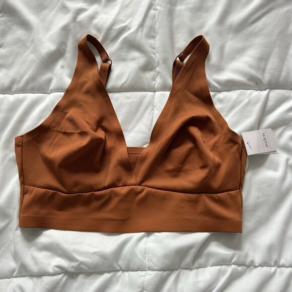 Auden | Intimates & Sleepwear | Nwt Auden Orange Unlined Long Line ...